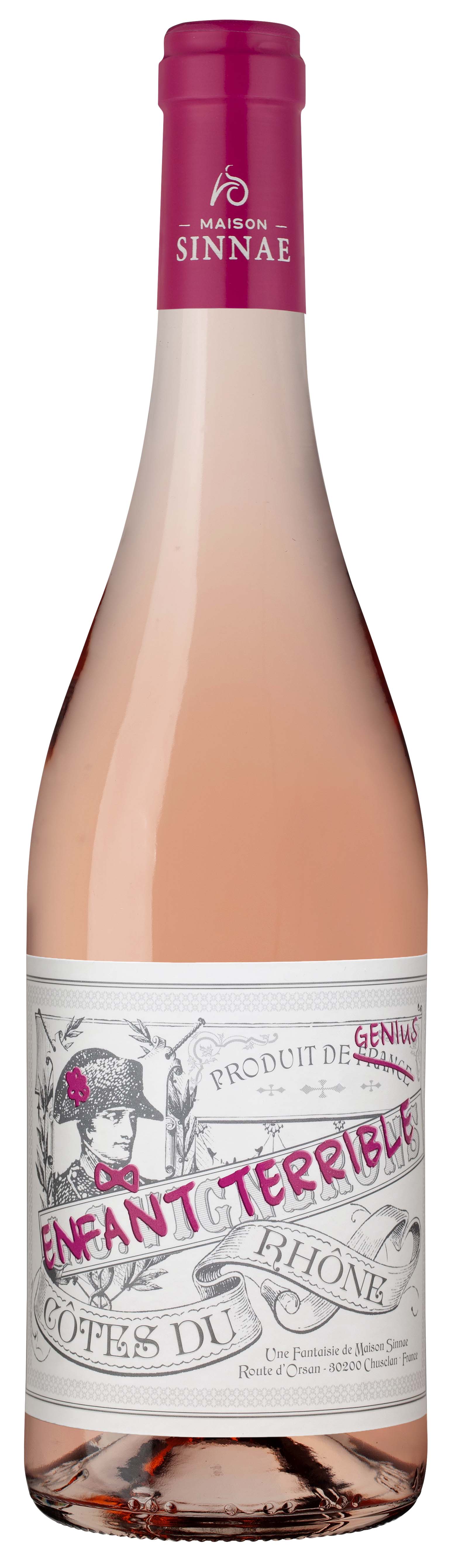 AOC Côtes du Rhône Enfant Terrible rosé - Soredis